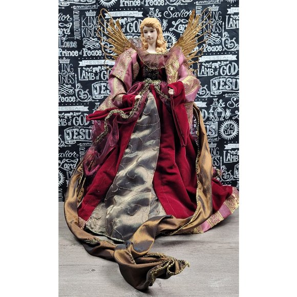 Holiday | Porcelain Angel Christmas Tree Topper 17 | Poshmark